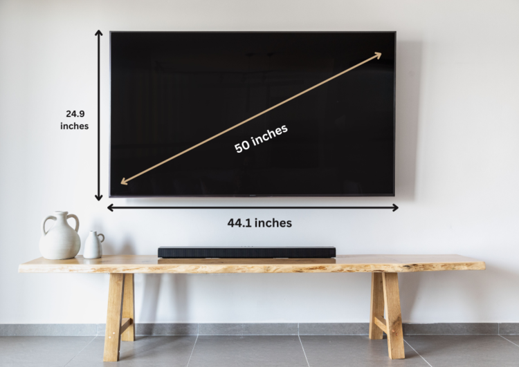 50 Inch TV Dimensions: Width, Height, and Placement Tips